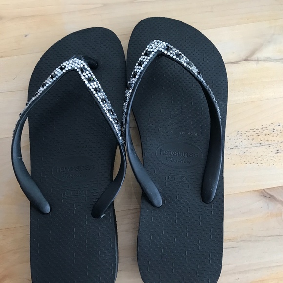 Havaianas | Shoes | Havaianas Crystal Flip Flops New Not Made Any More ...